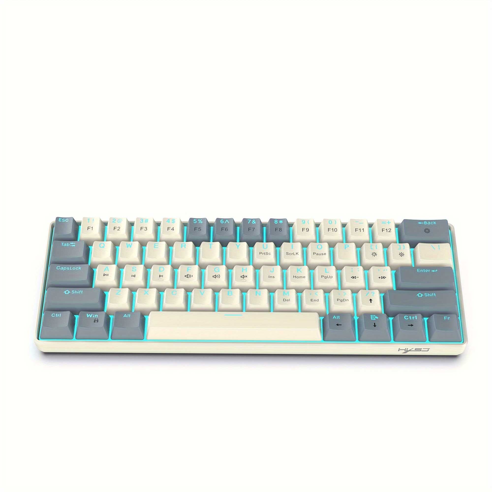 Compact Gaming Keyboard Red Blue Switches Ergonomic Backlit - Temu