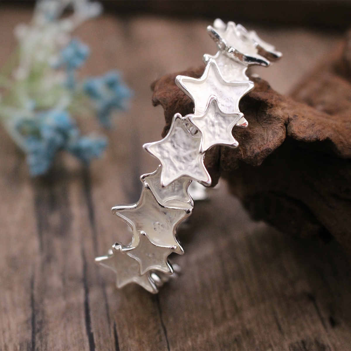 Bracelet Étoile Colorée 1 Pièce Design De Niche Plaqué - Temu France