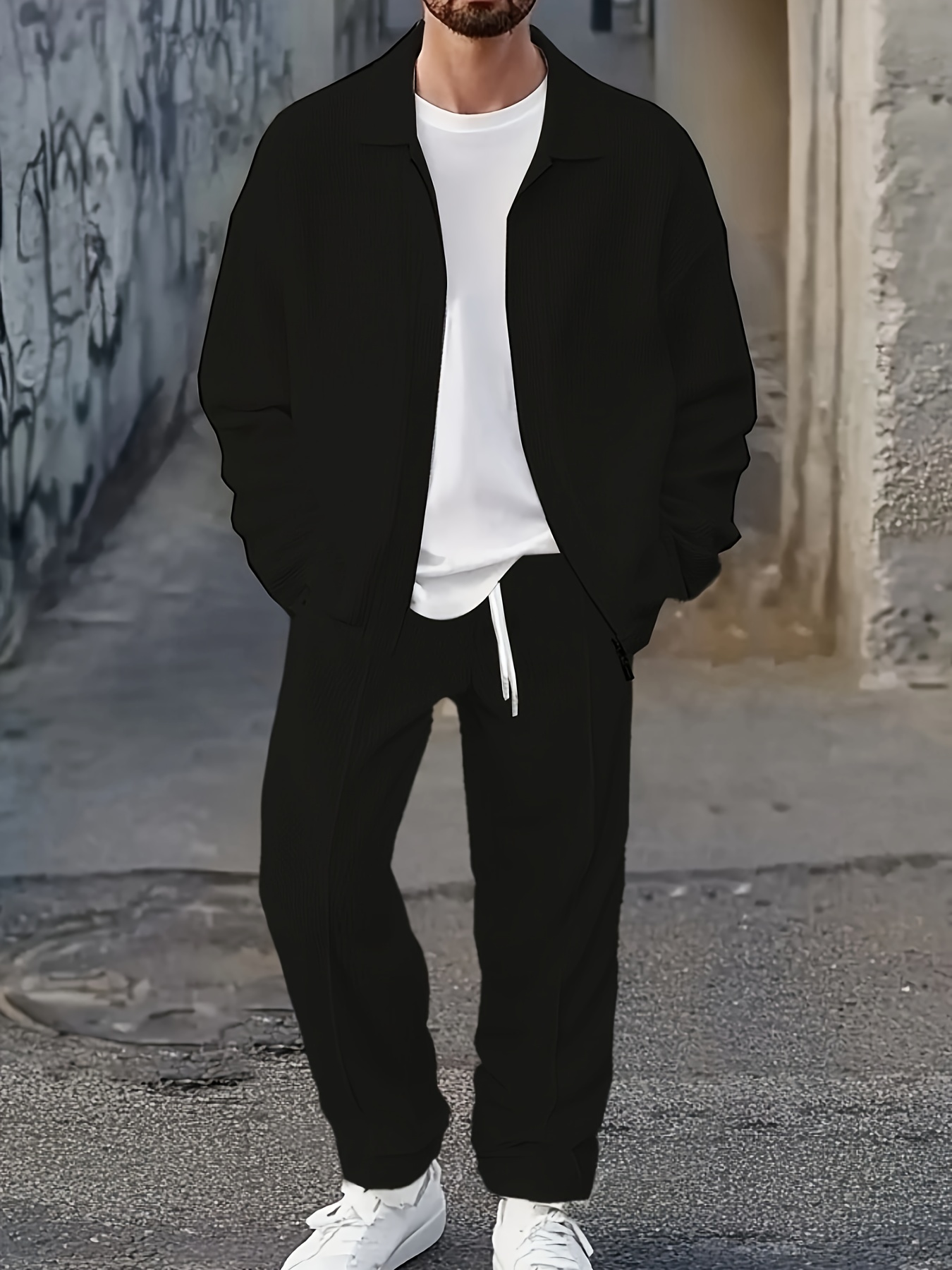 mens sweat suits sold on Temu United States