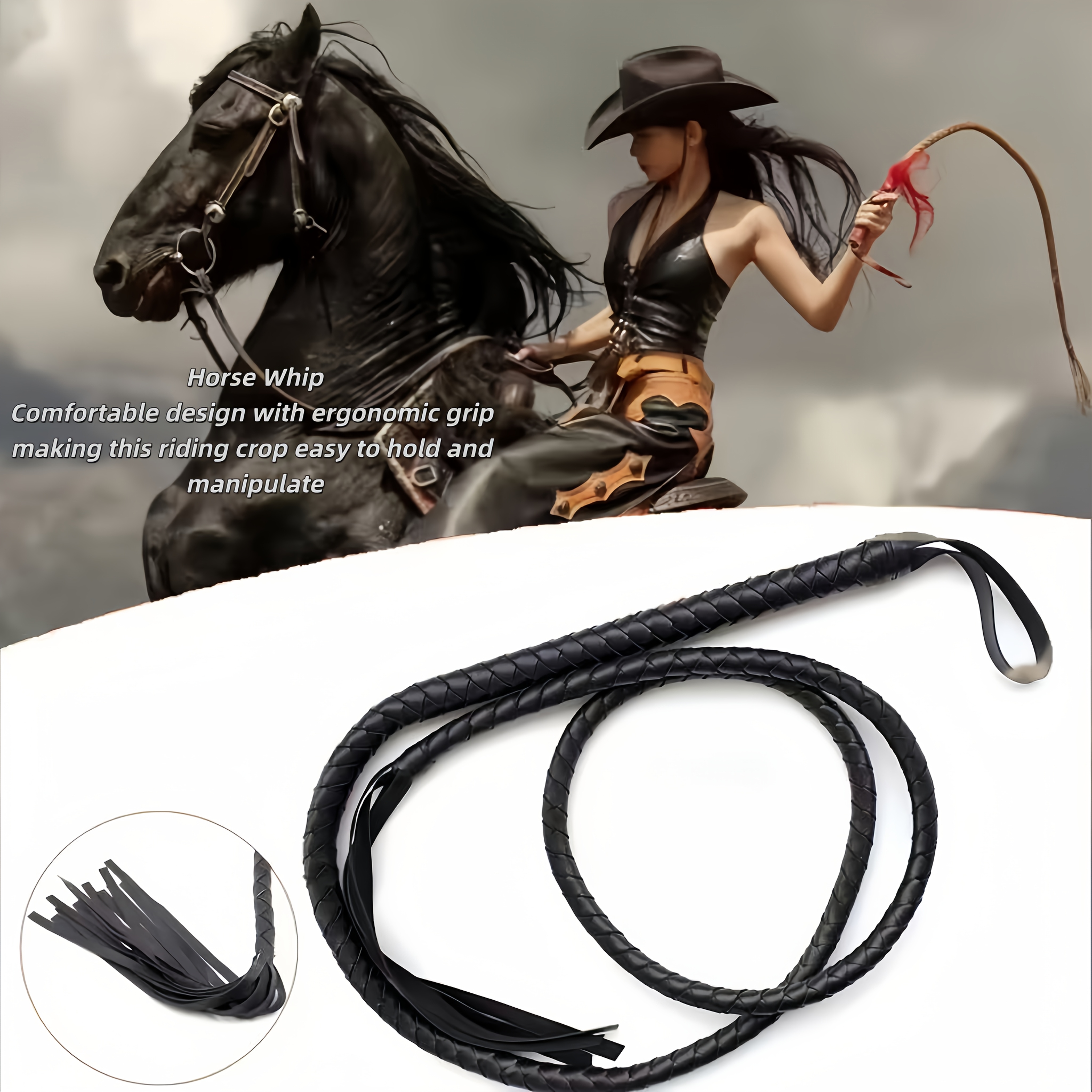 Indiana Jones Whip Leather Horse Whip Horse Whip Riding Training Pony ...