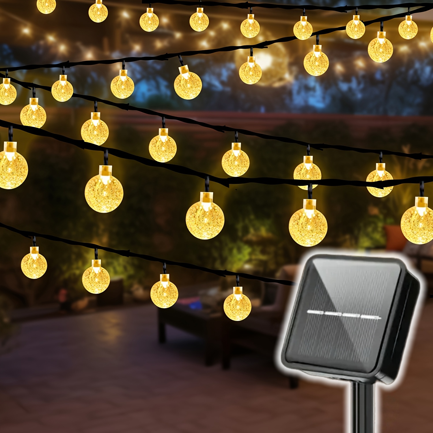 solar christmas lights sold on Temu Australia