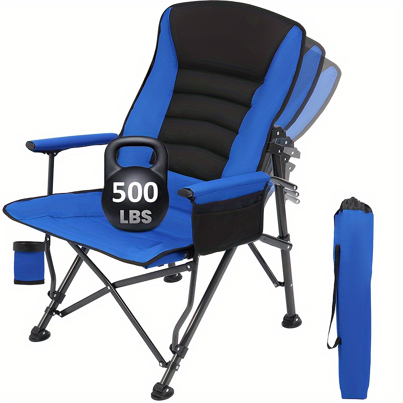 1 Pcs Outdoor Sports Lawn Chairs With High Movable Back Folding ...