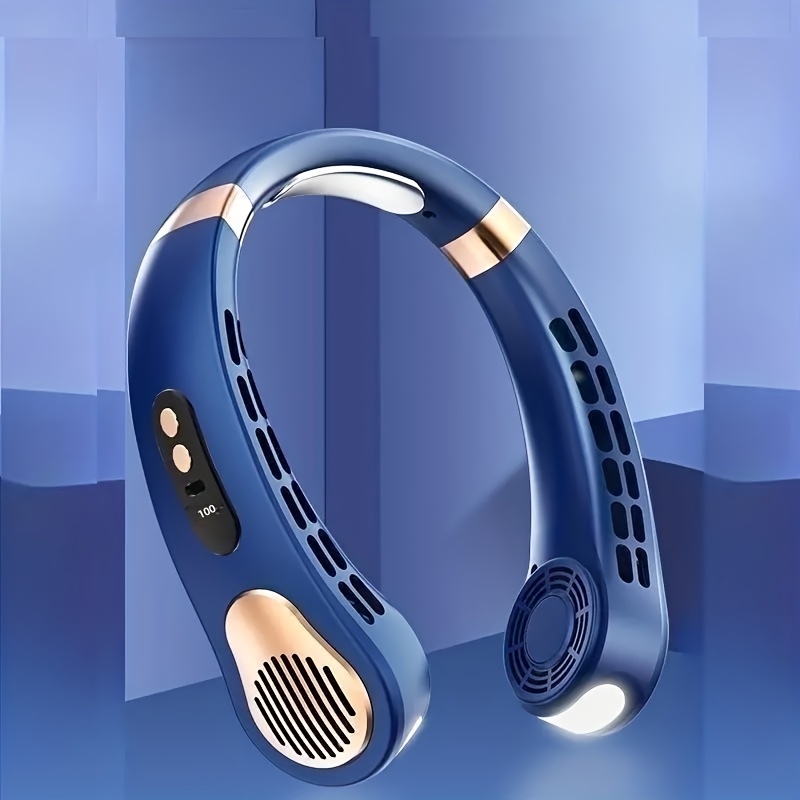 1pc Portable Personal Neck Fan Ice Porcelain Sheet Assisted - Temu ...