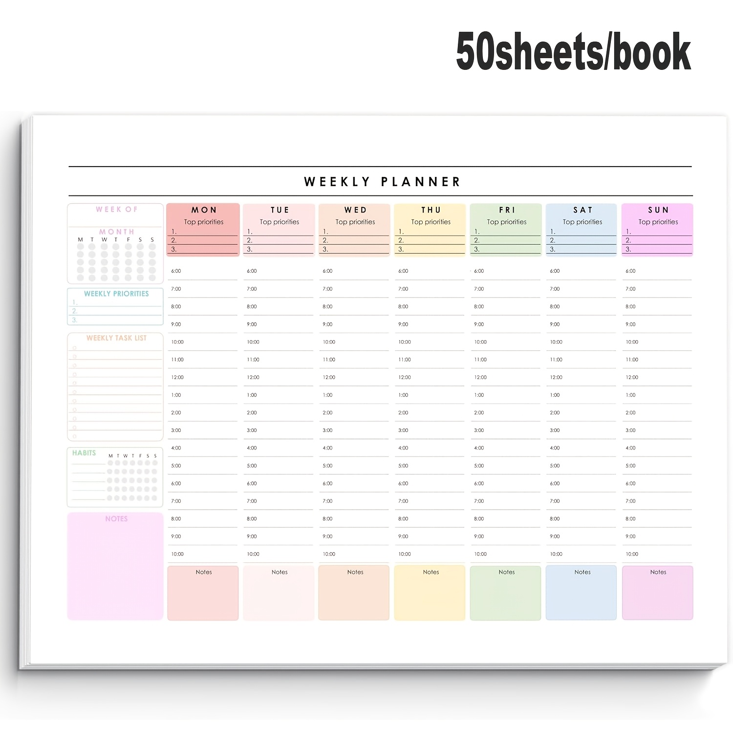 daily planner sold on Temu Australia