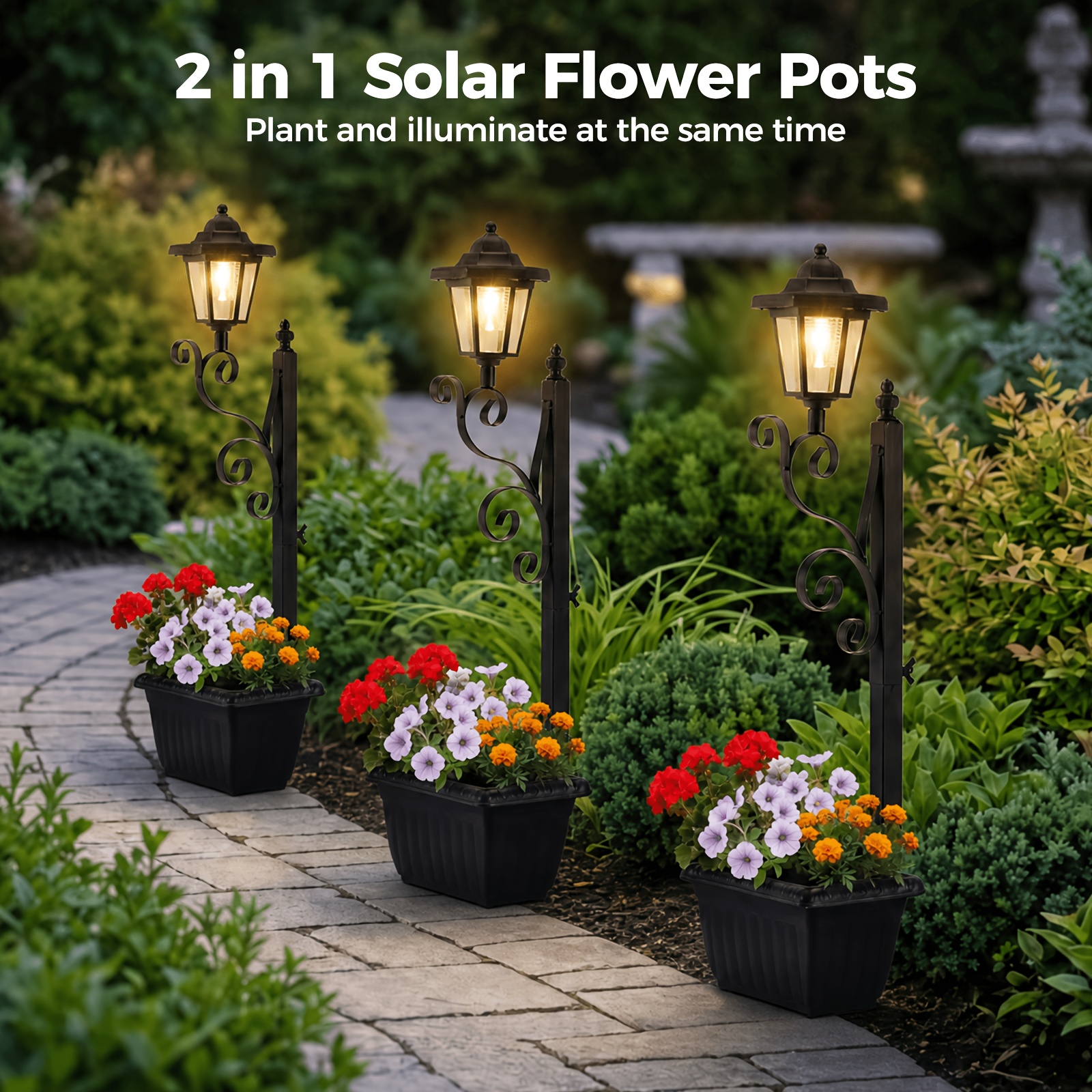garden planters and pots sold on Temu United States
