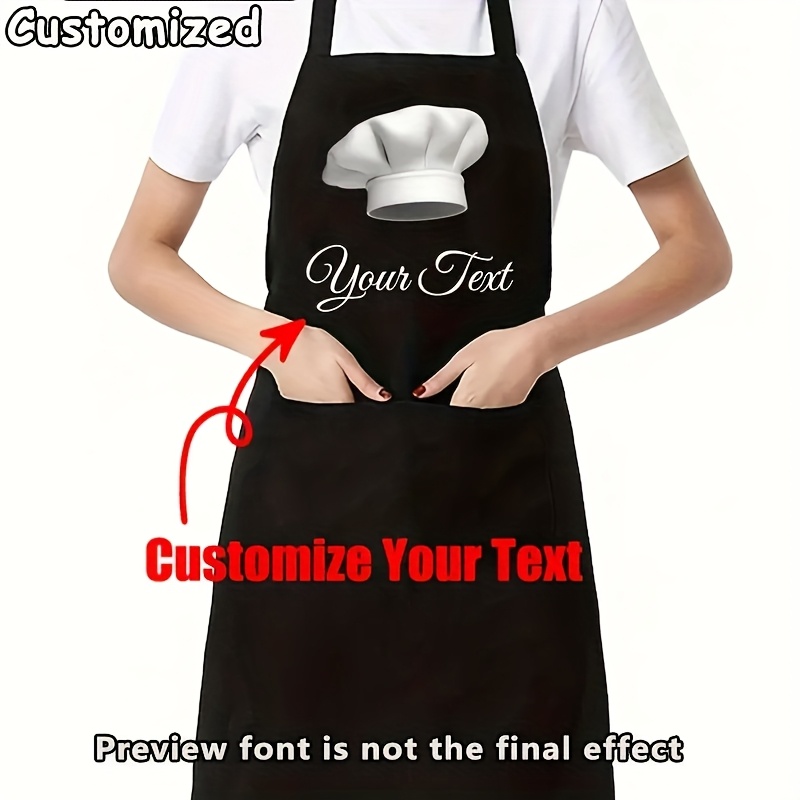 personalized apron sold on Temu United States