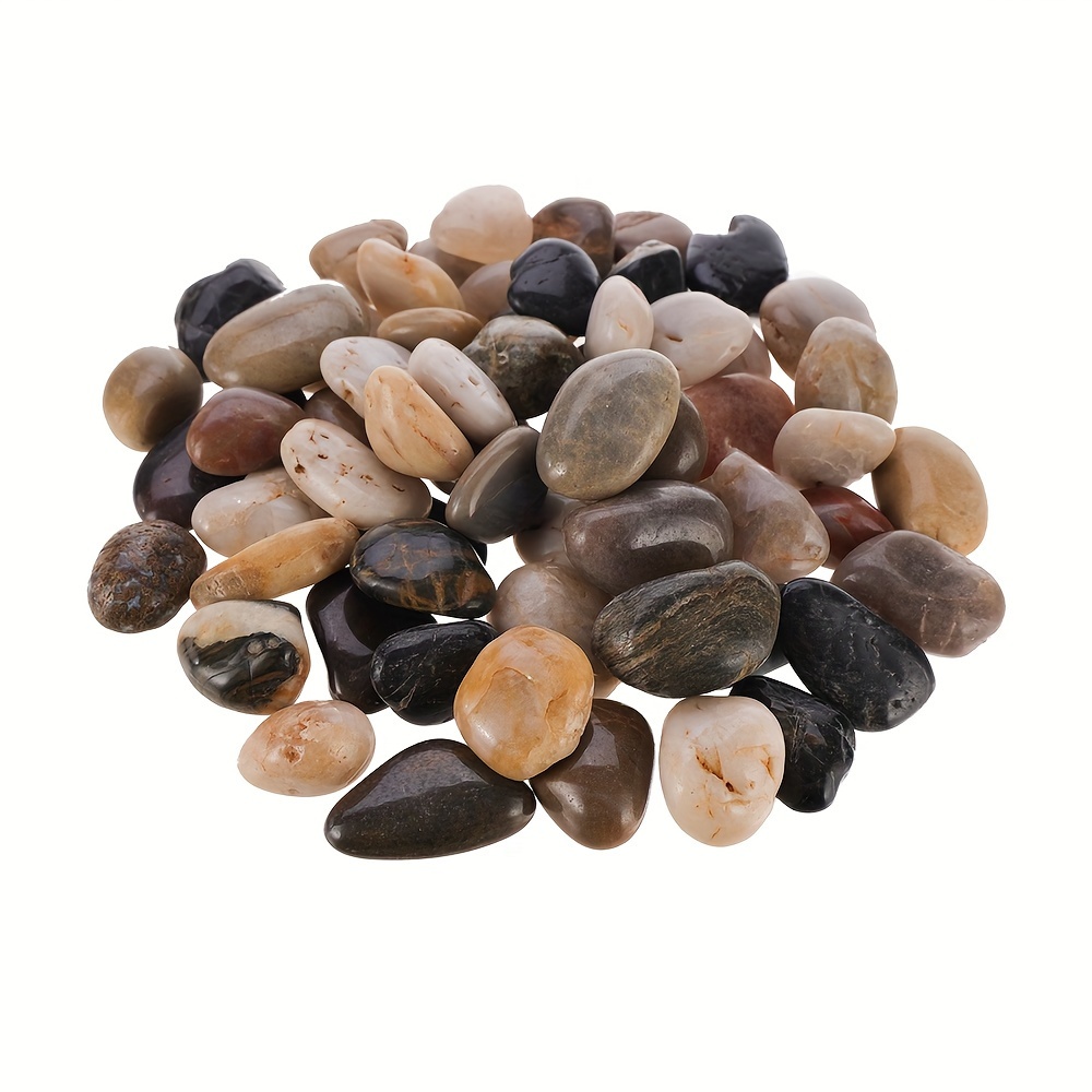 1 Db 2 Fontos Polírozott Kavics Akváriumokhoz, Halmedencékhez És Kerti ...