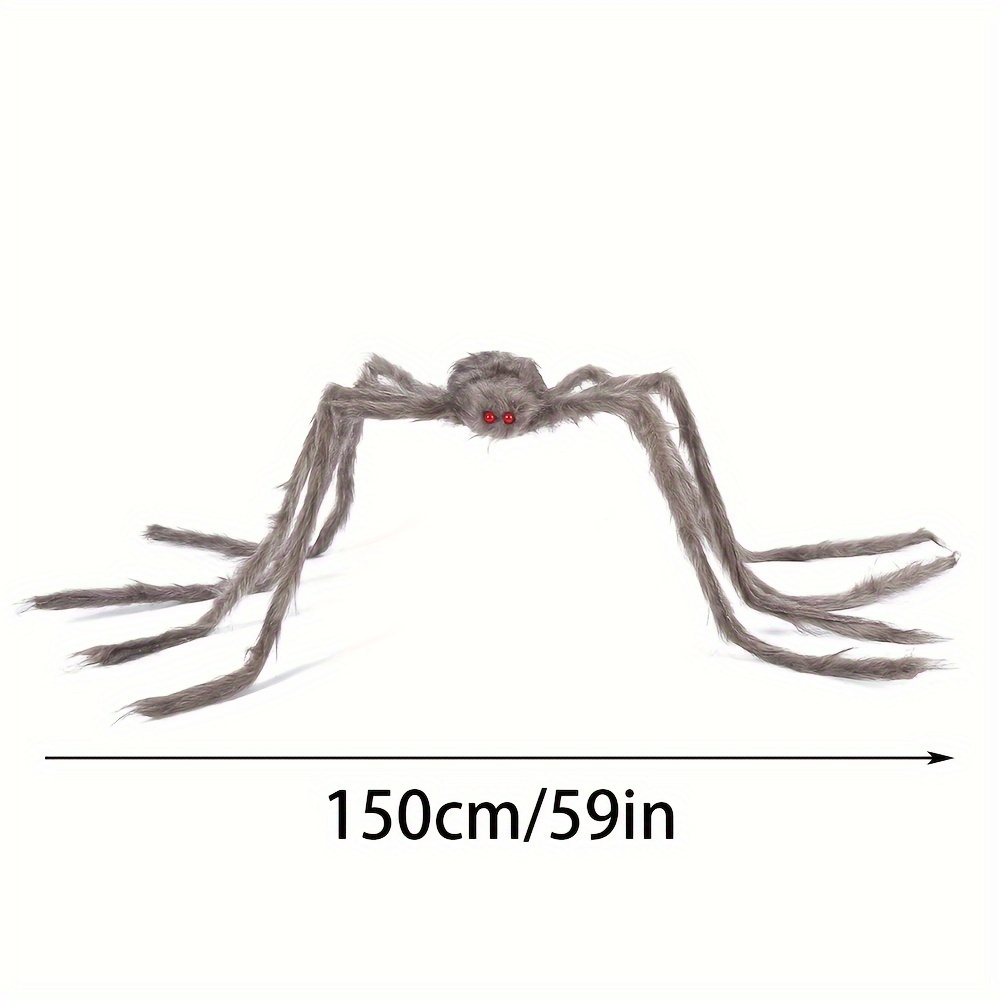 "polyester Crafted" Spooky Halloween Giant Spider Decoration ...
