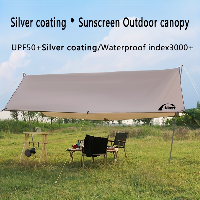 Versatile Waterproof Camping Tarp Lightweight Portable - Temu