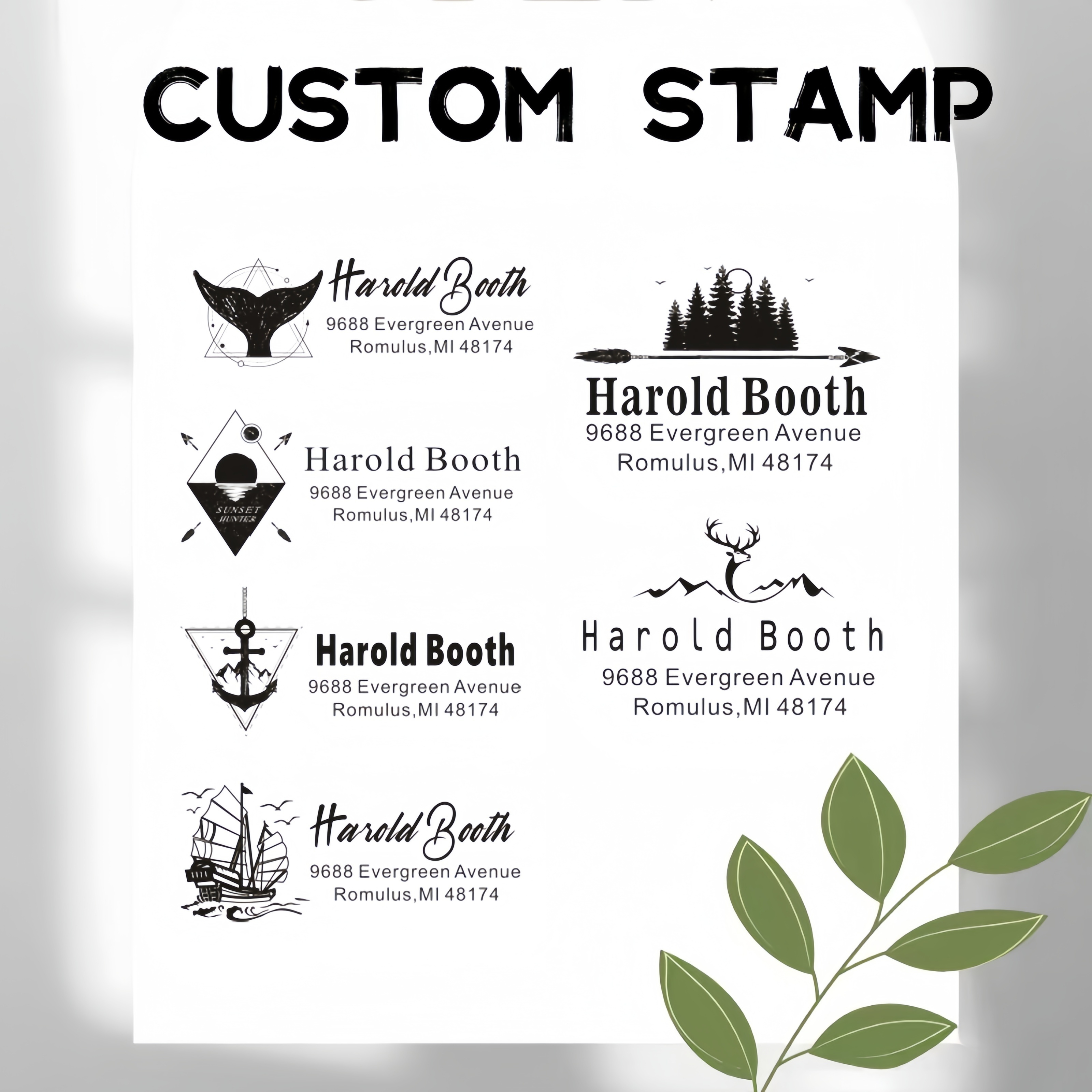 Professional Customized Personalized Business Stamp Quality - Temu Ireland