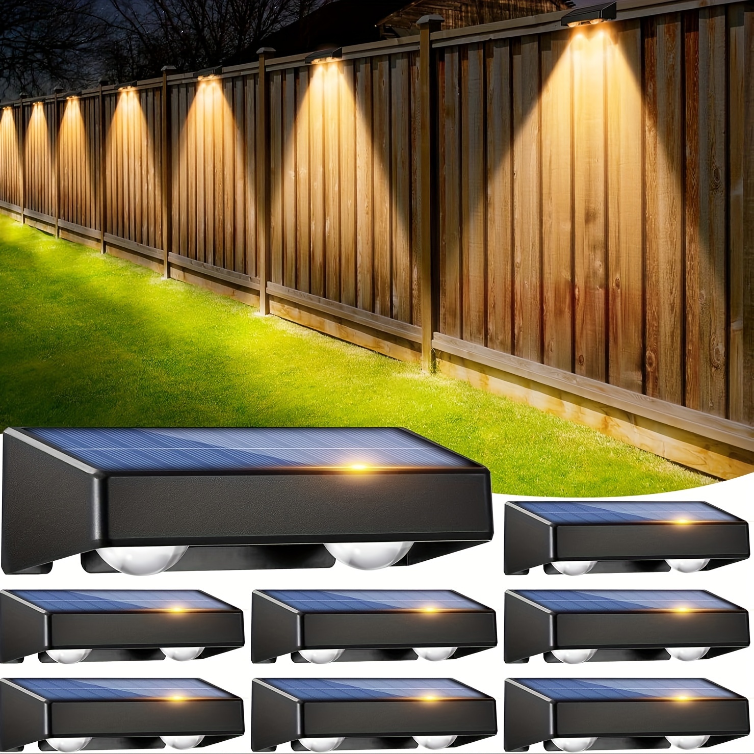 outdoor solar lights sold on Temu Australia