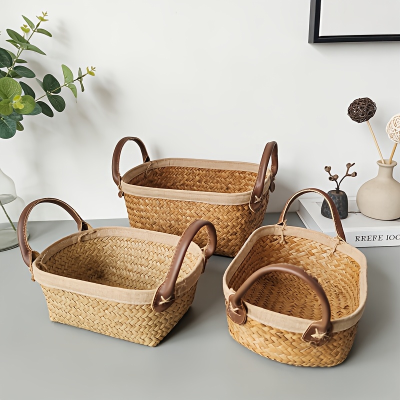 wicker baskets sold on Temu New Zealand
