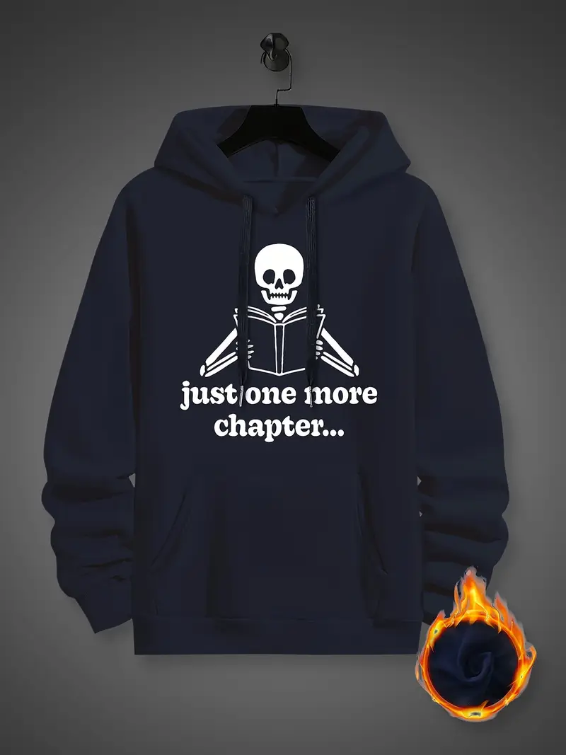 Skull Skeleton Print Mens Pullover Round Neck Hoodies Temu Ireland