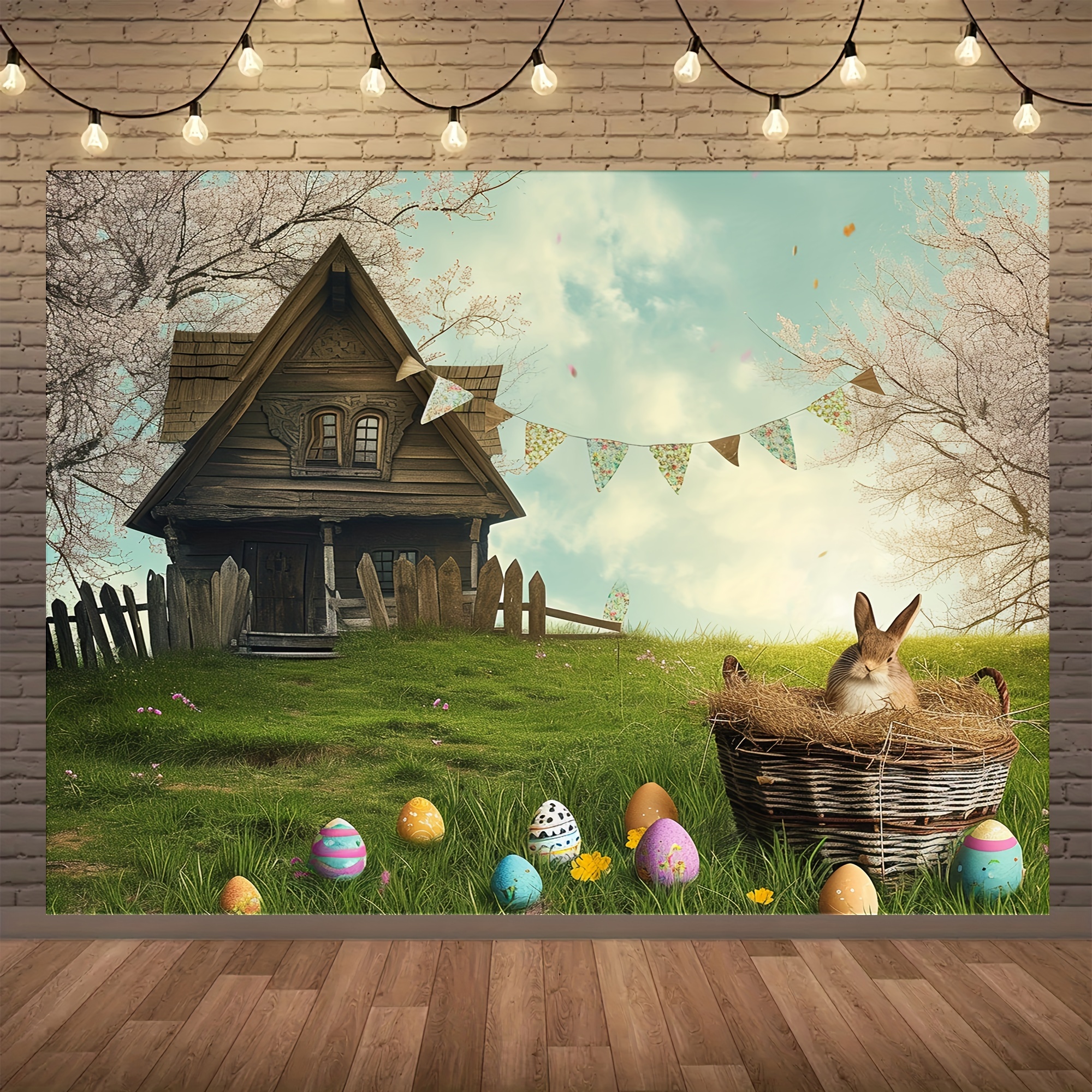 Easter Photo Background In Style Playful Morbidity - Temu Australia