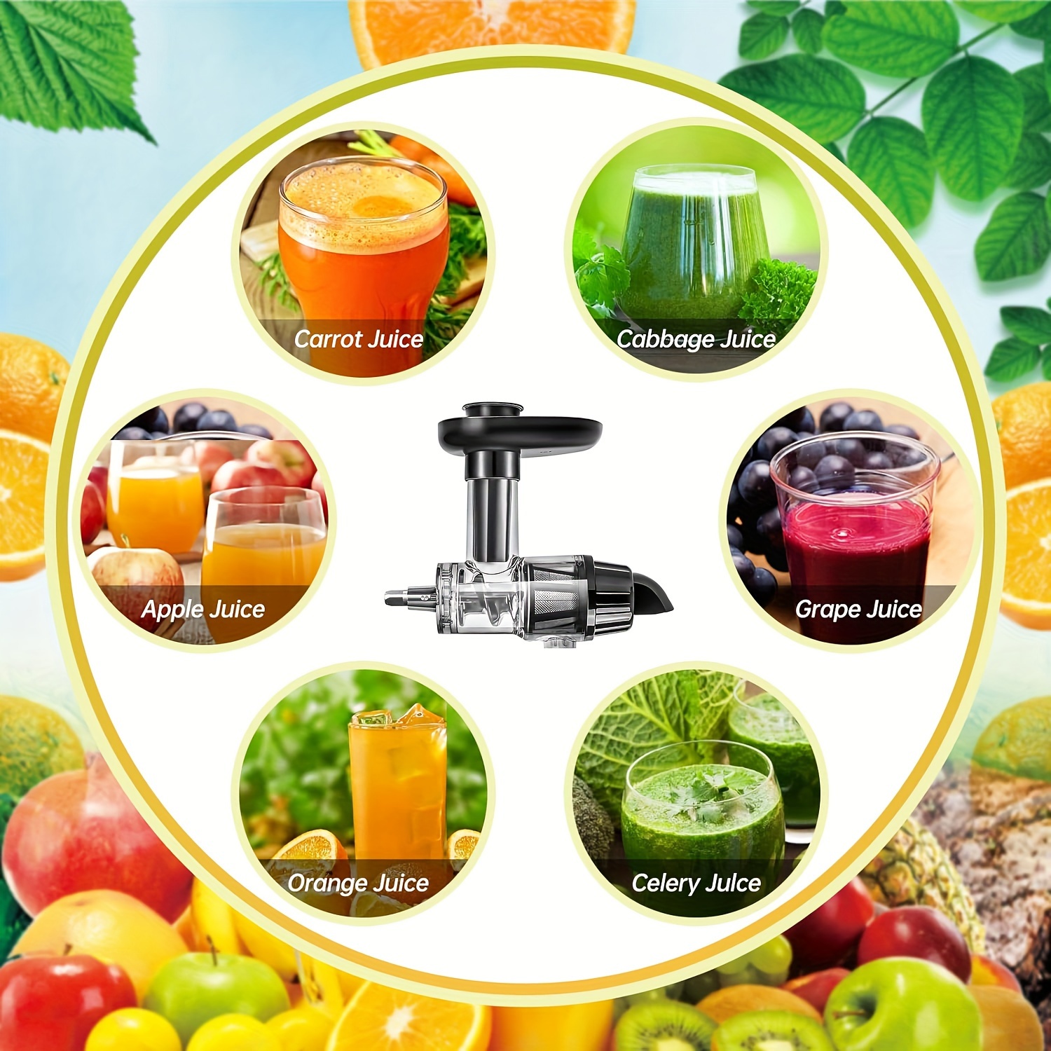 1pc, Masticating Juicer Attachment For Kitchenaid All Models Stand ...