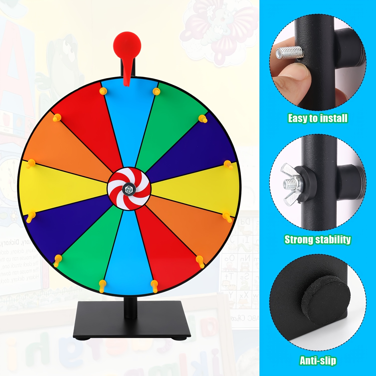 spin wheel sold on Temu United States
