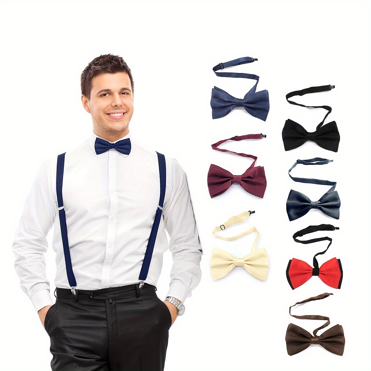 bow ties for men sold on Temu United States