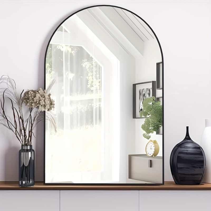 Wall Mounted Mirror Arched Wall Mirror Arch Bathroom Mirror - Temu