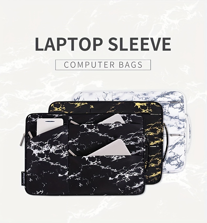 Polyester Laptop Sleeve, Moire Pattern Waterproof Computer Case Cover ...