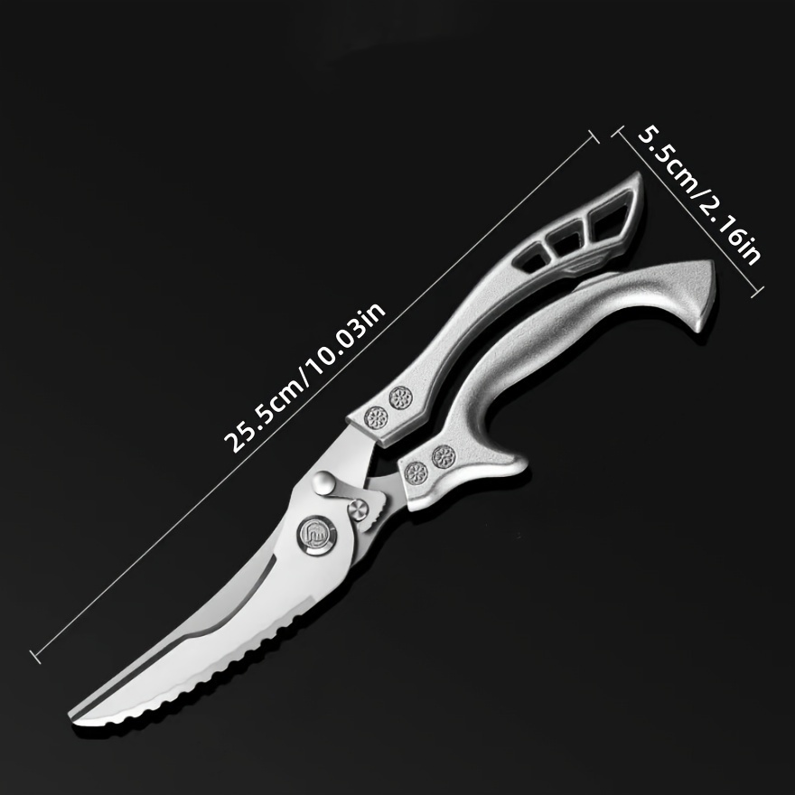 Heavy duty Stainless Steel Kitchen Scissors Safety Lock - Temu