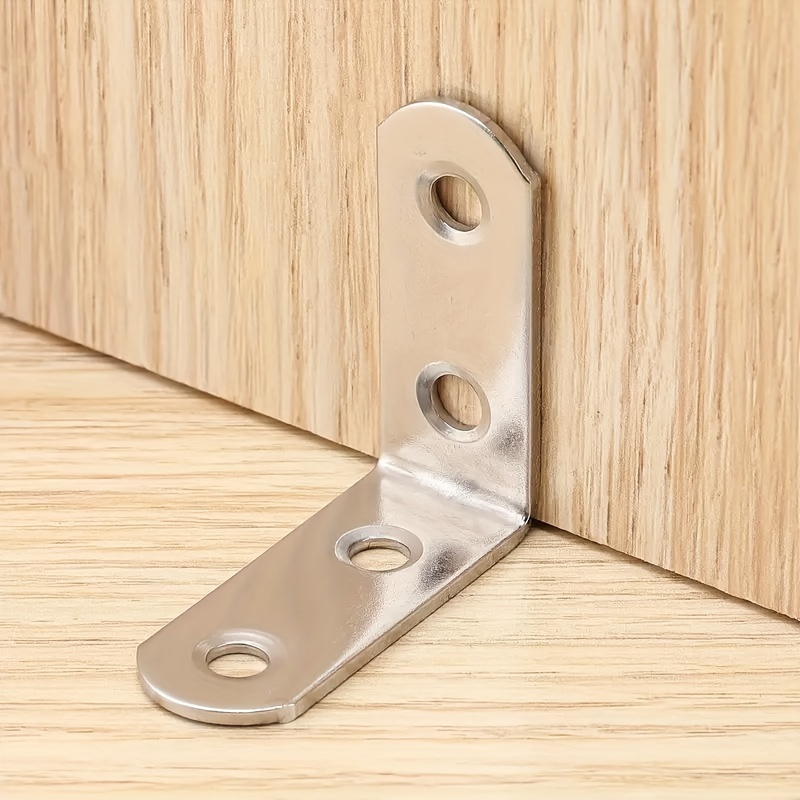 10pcs, Steel Corner Brackets With Screws 90-degree Right-angle ...