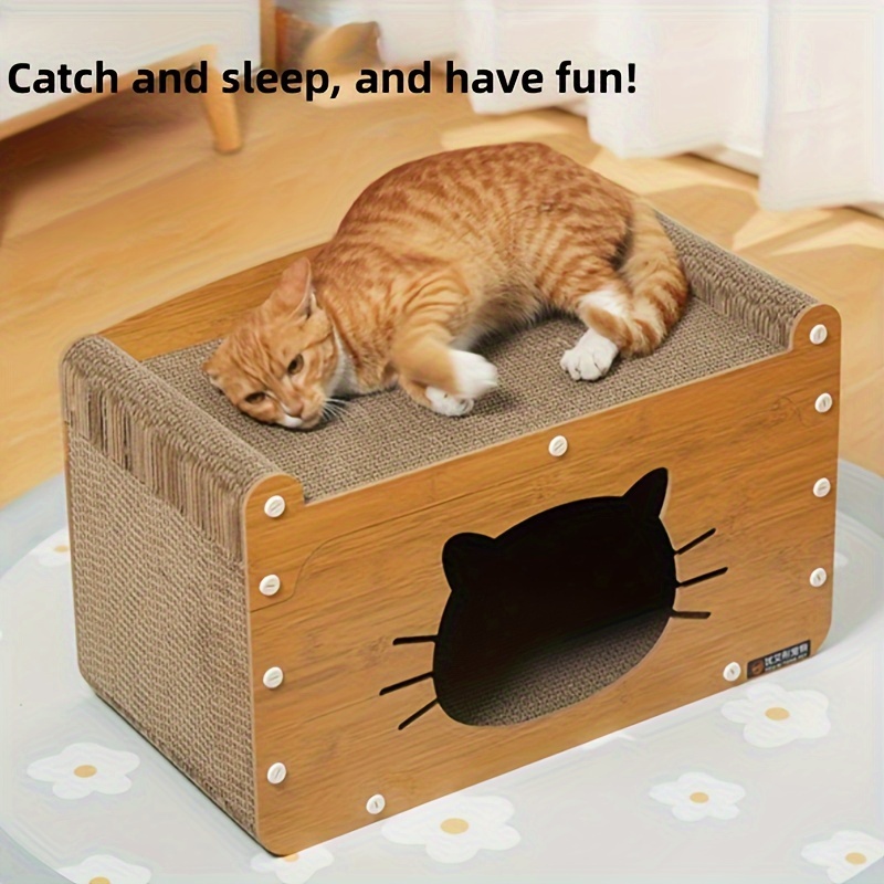 Multilayer Board Cat Scratching Pad Combo Playful Cutout - Temu South ...