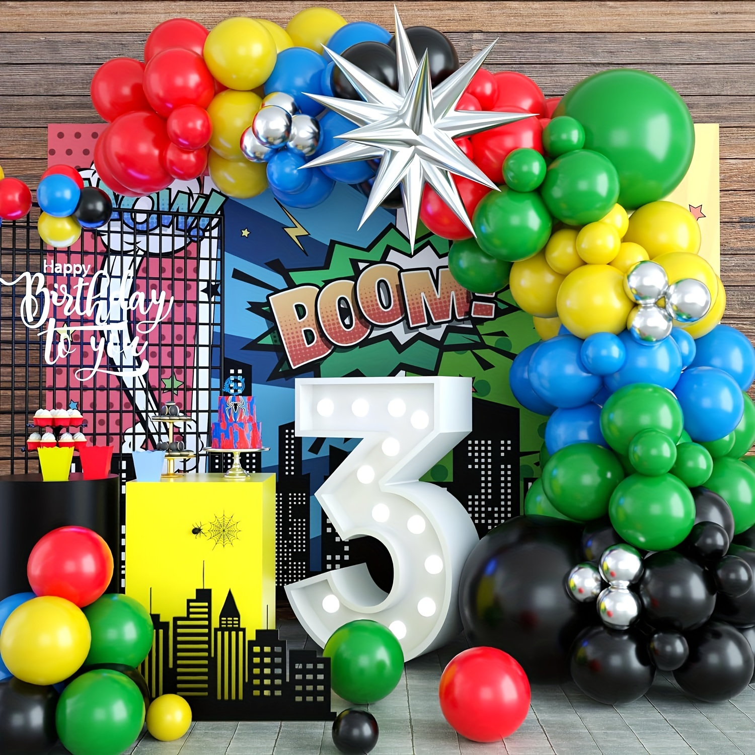 Lego Superhero Party Decorations