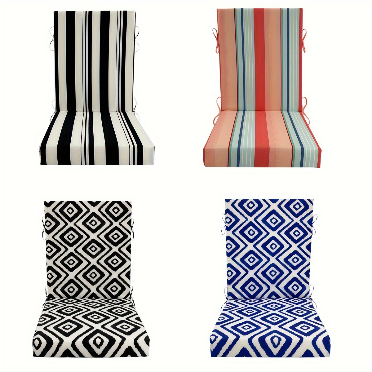 outdoor high back chair cushions sold on Temu New Zealand