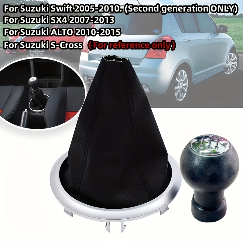 For Suzuki For Swift SX4 Gear Shift Handball Dust Cover Set Car Interior Modification Gear Lever Cover Car Gear Lever Head
