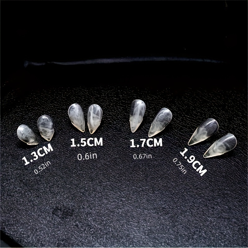 Transparent Teeth Denture Prank Props Gothic Vampire - Temu