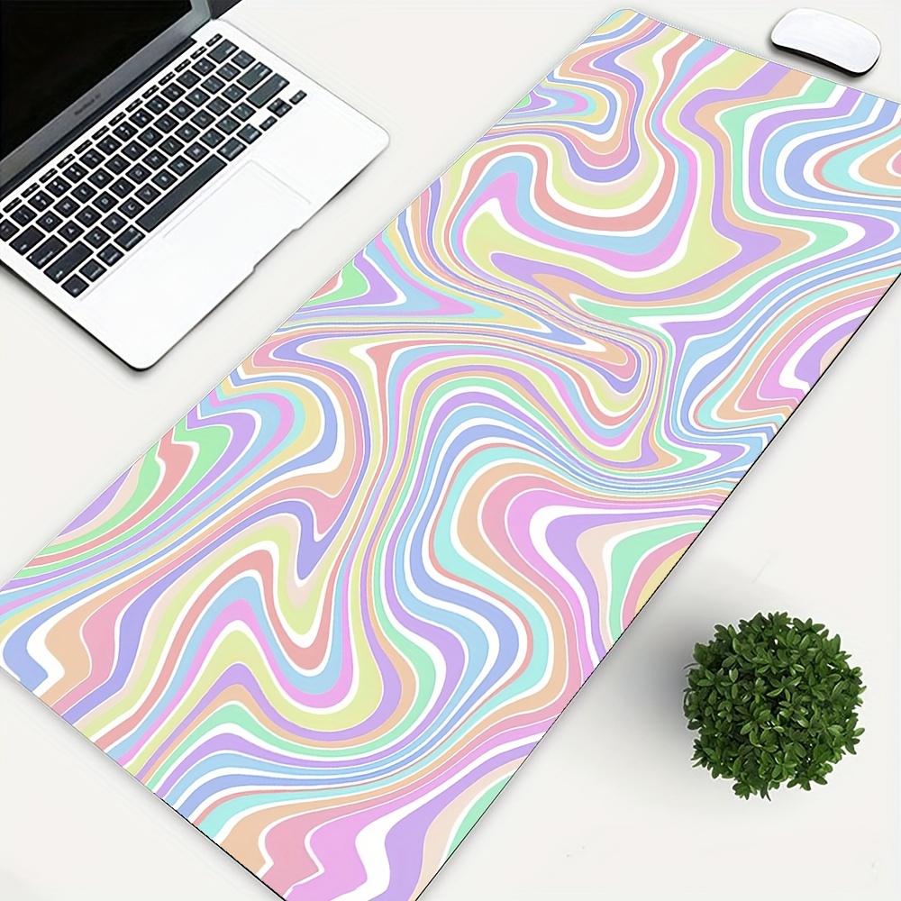 Topographic Abstract Waves Mouse Pad Gaming Mouse Pad Office - Temu ...