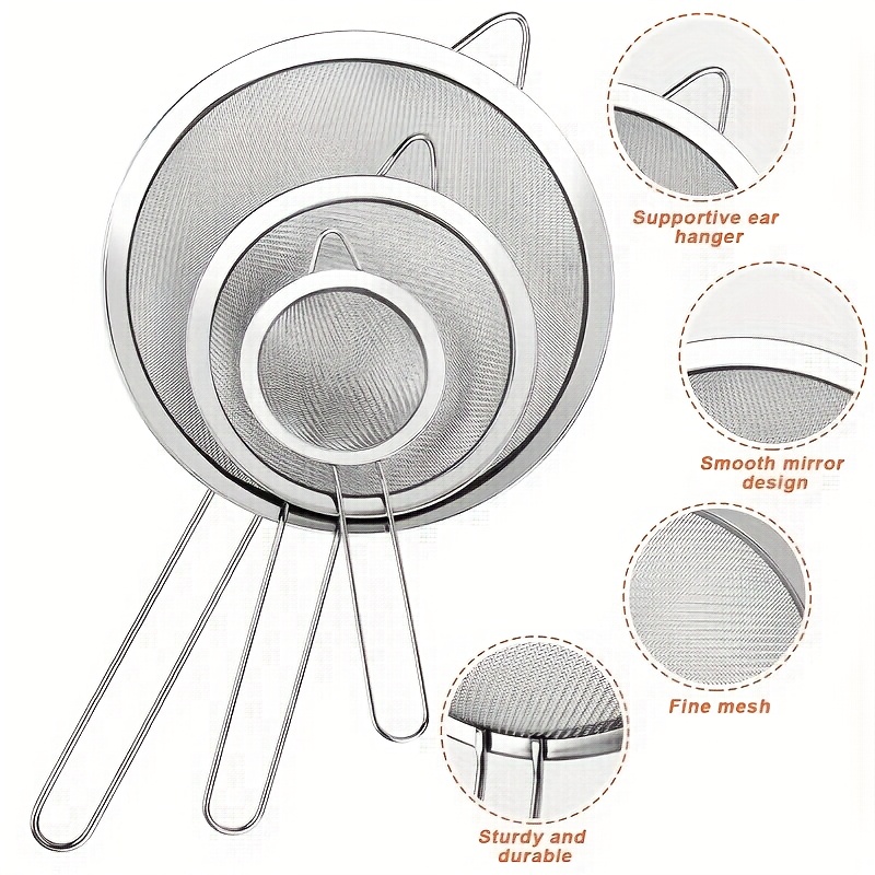 fine mesh strainer sold on Temu United States
