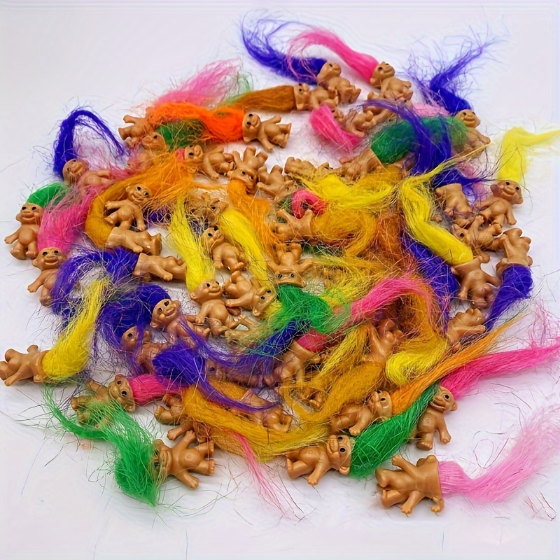 Mini Troll Dolls Vintage Trolls Lucky Doll Mini Action - Temu