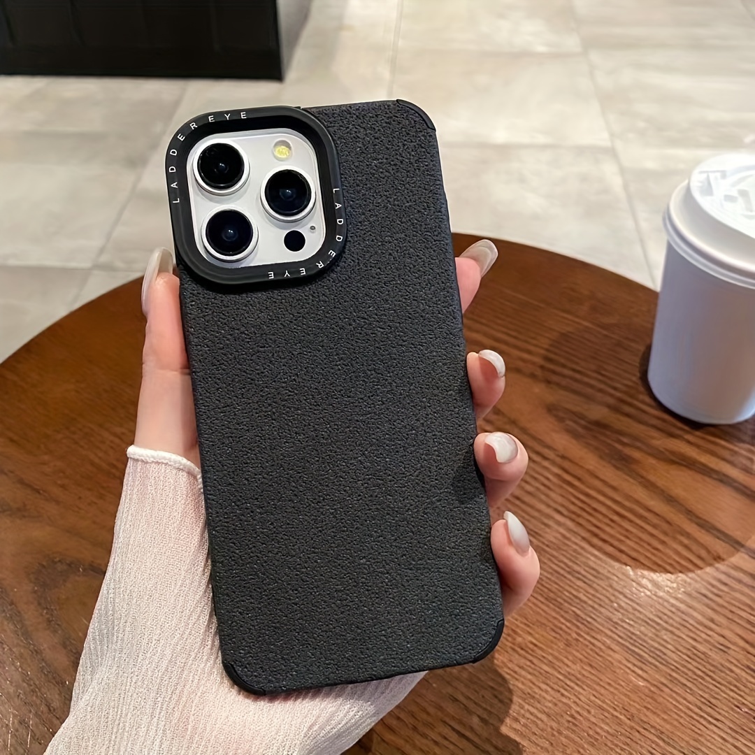 Large Hole Circle Moon Pit Pattern Plain Case Suitable - Temu Canada