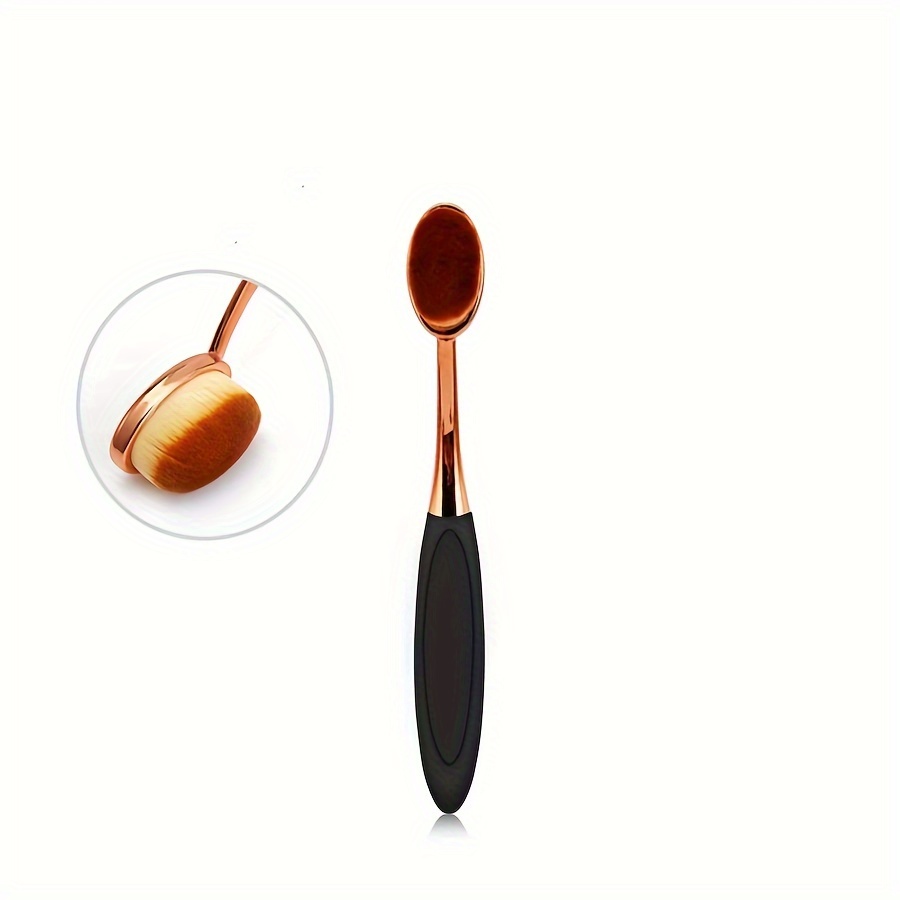 Fast Flawless Application Oval Foundation Brush Perfect - Temu Australia