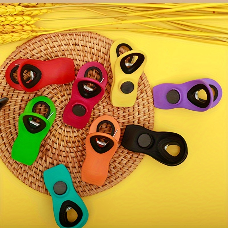 Oval Plastic Magnetic Clips Bag Sealing Magnets Refrigerator - Temu