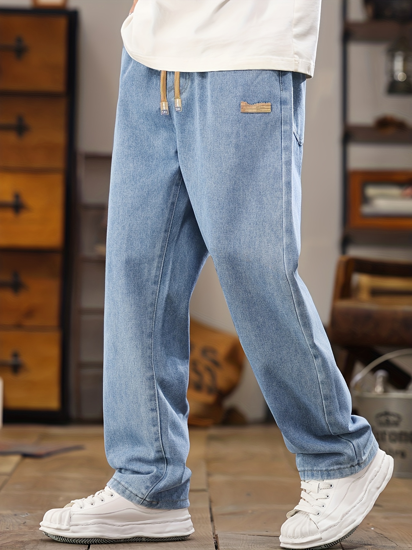 denim jeans men sold on Temu Canada