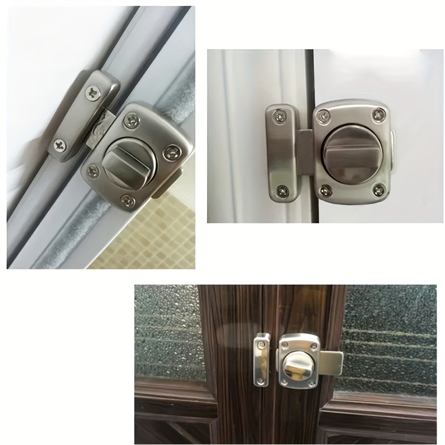 Set Ng Kandado Ng Rehas Ng Bakal, Simpleng Bolt Lock Para Sa Mga Pinto ...
