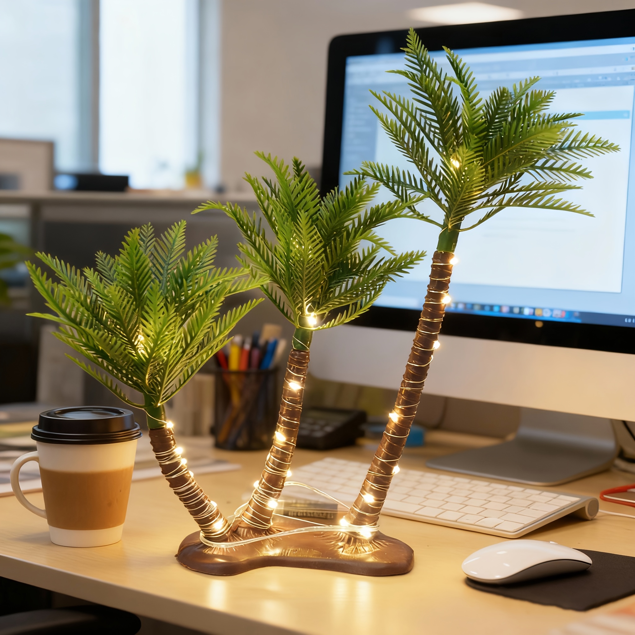 palm tree light sold on Temu United States