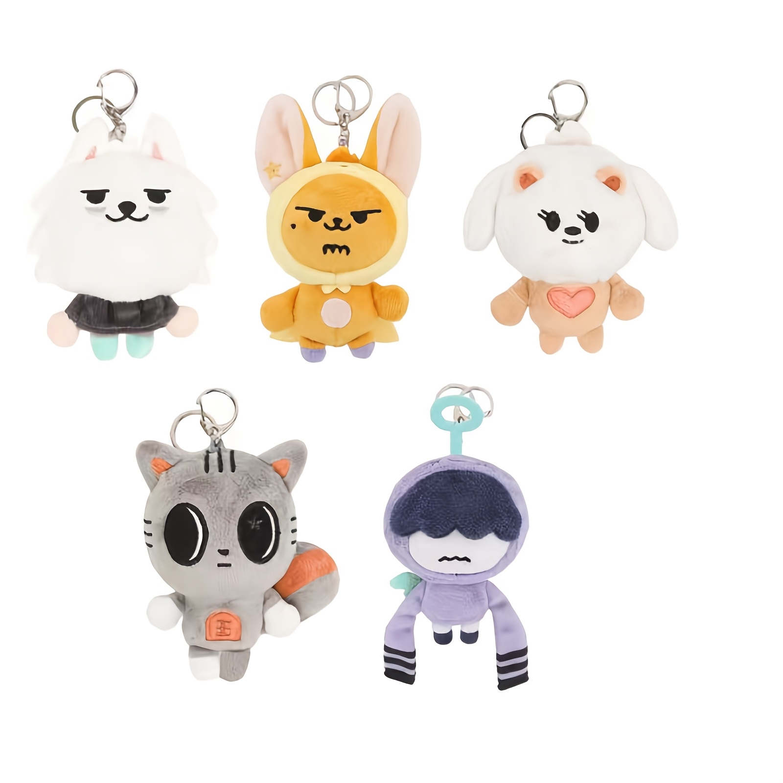 plush keychain sold on Temu United States