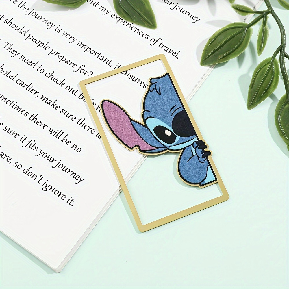 Ume Licensed 1pc Stitch And Angel Cute Metal Side-clip Bookmark For ...