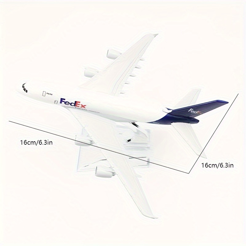 Fedex Airbus A380 Cargo Aircraft Model 1:450 Scale Metal - Temu South ...
