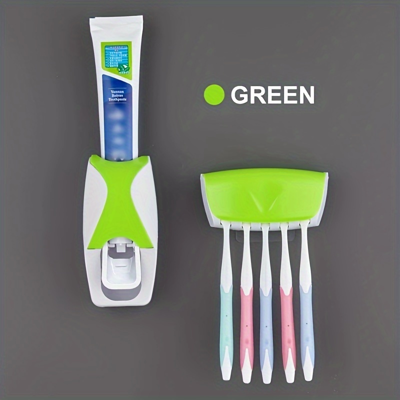 Automatic Toothpaste Dispenser Toothbrush Holder - Temu United