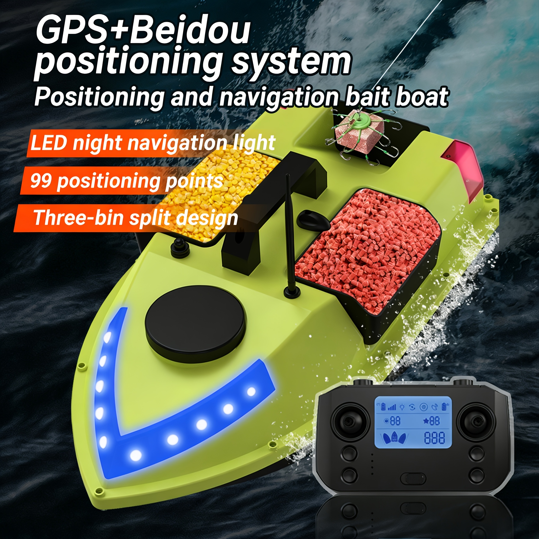 mini rc boat sold on Temu United States
