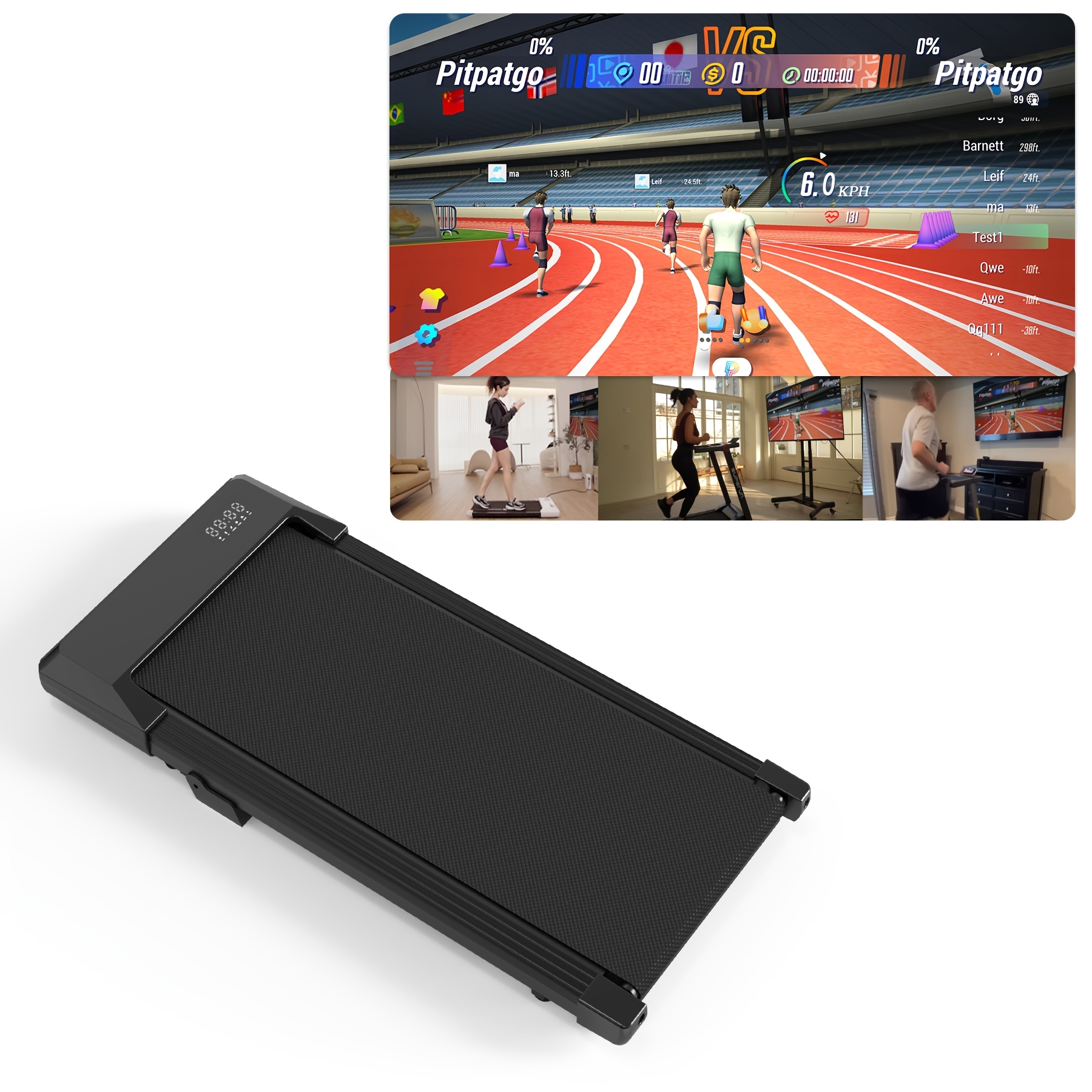 under desk treadmill sold on Temu United States