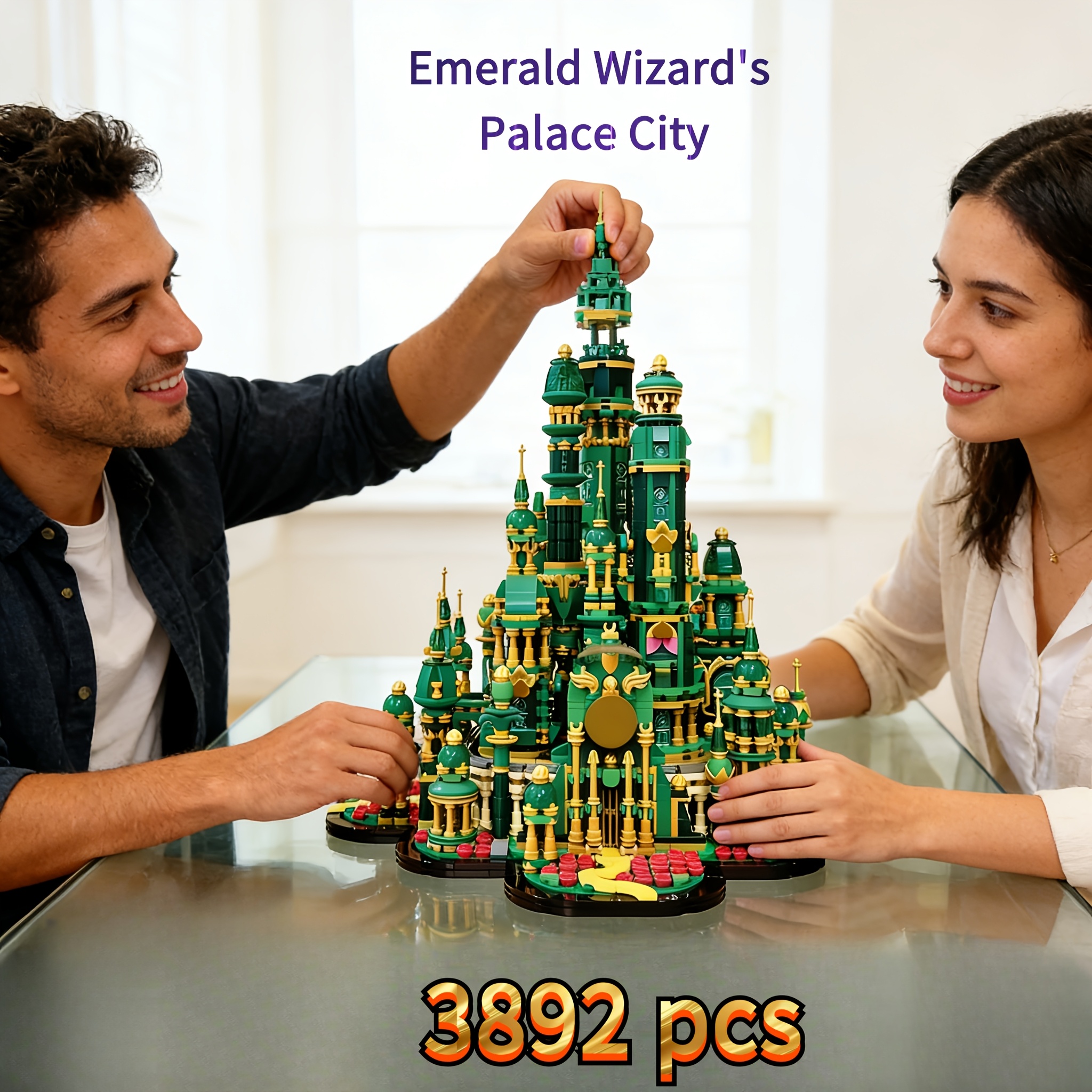 building brick sets sold on Temu United States