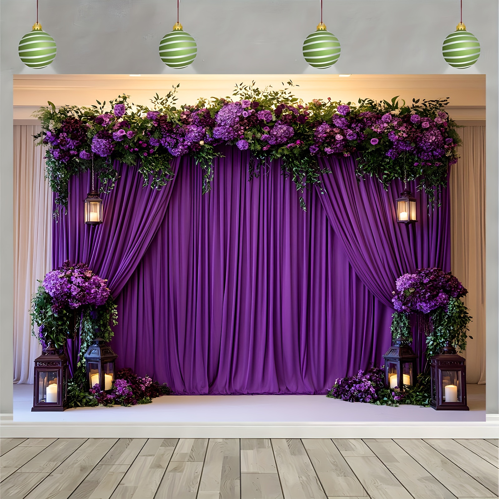 Elegant Purple Wedding Backdrops WEDDING