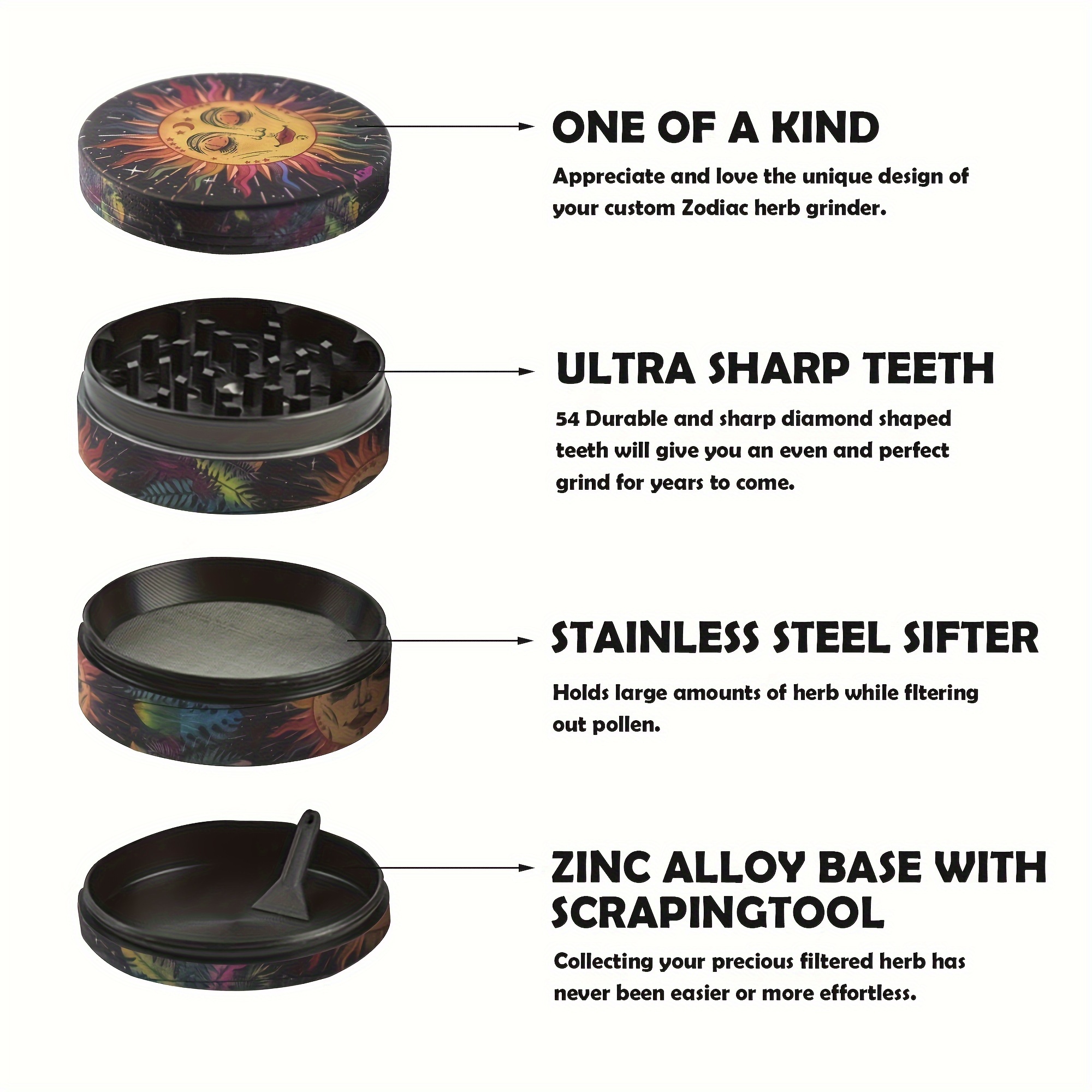 Herb Grinder: Handheld Battery free Perfect Tobacco Spices - Temu
