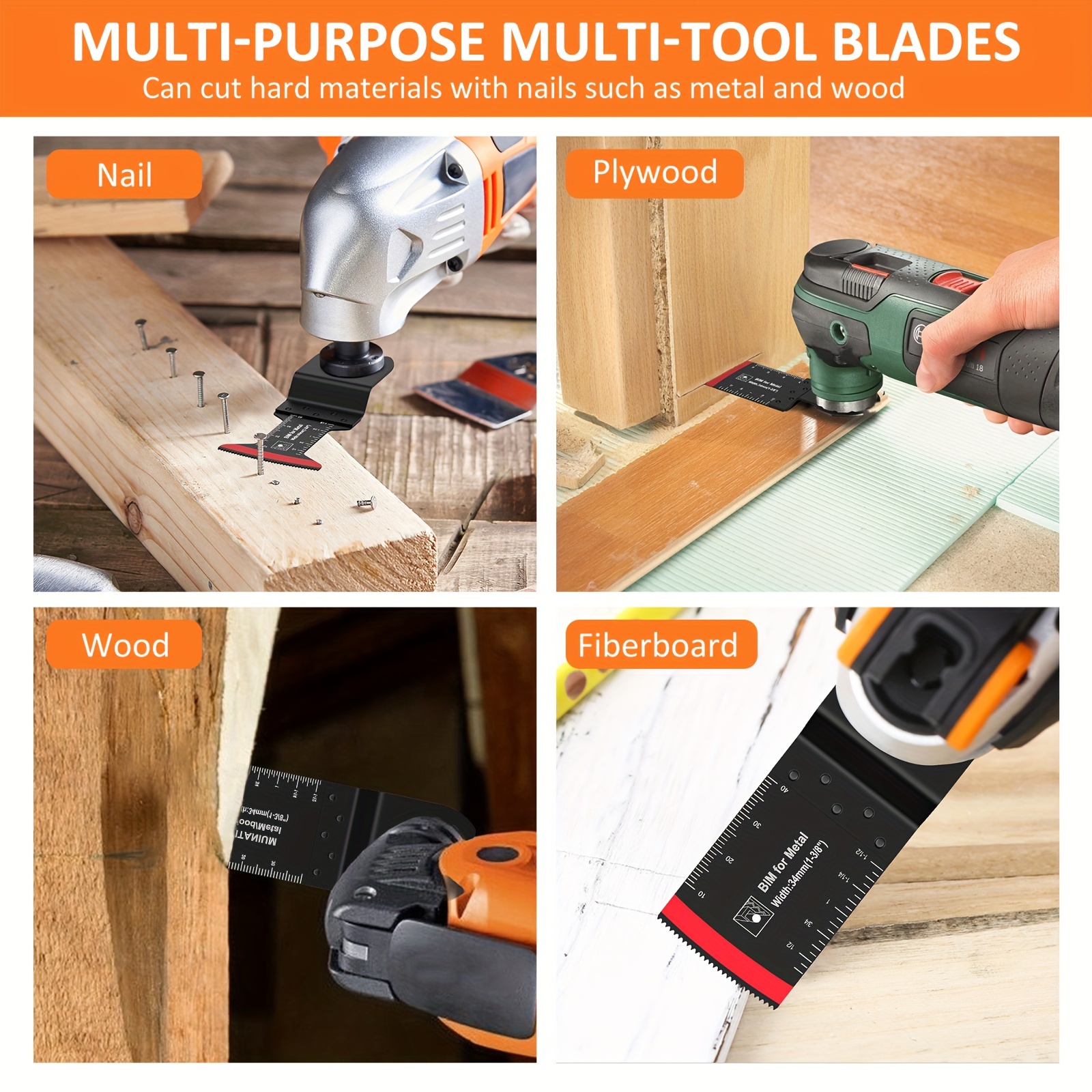 Titanium Bi metal Oscillating Saw Blade Multipurpose Arc - Temu United ...