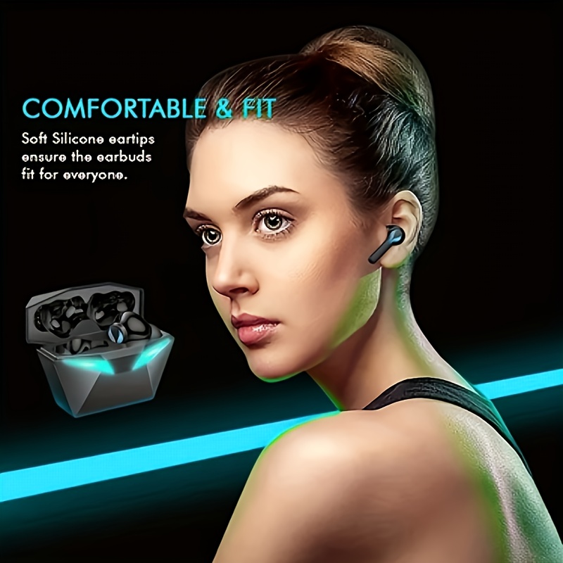 Batman Style Wireless BT Earbuds